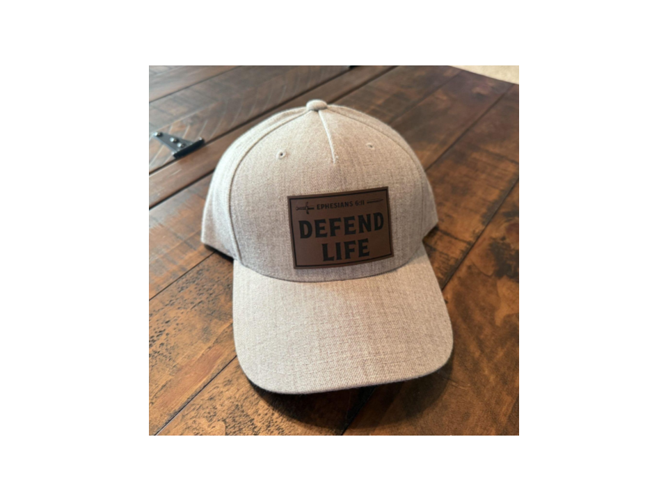 Defend Life Heather Grey Snapback 5 Panel Hat | Defend Life Apparel